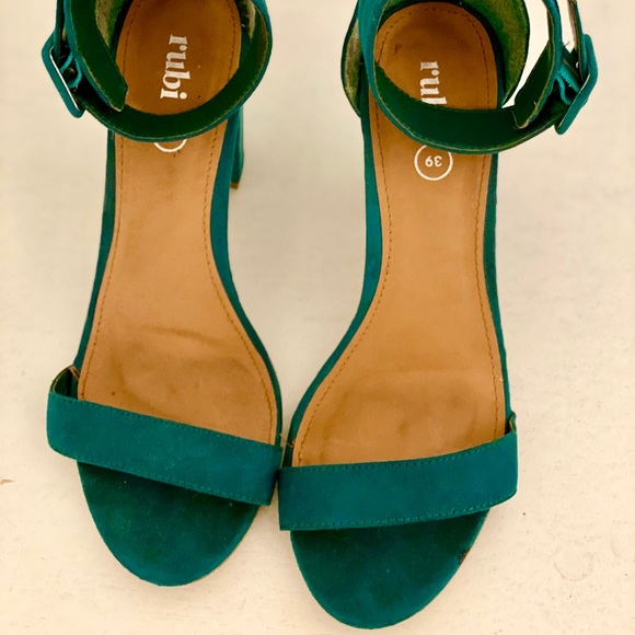 Rubie's | Shoes | Rubi Shoes Green Heels Size 9 | Poshmark
